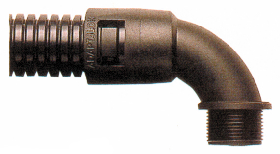 Nylon 13mm PAFS Polyamide PA6 Nylon-6 Flexible Conduit PG9 Thread 90 ...