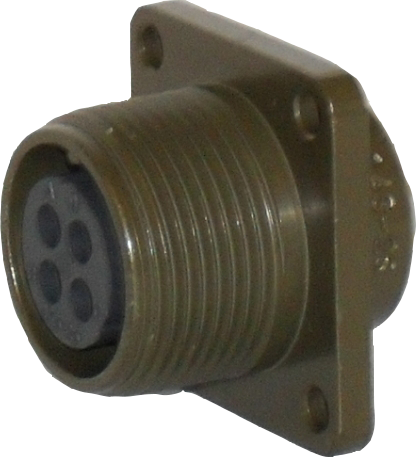 4 Pin Socket Shell-14S Panel-Mount Receptacle » Globelink