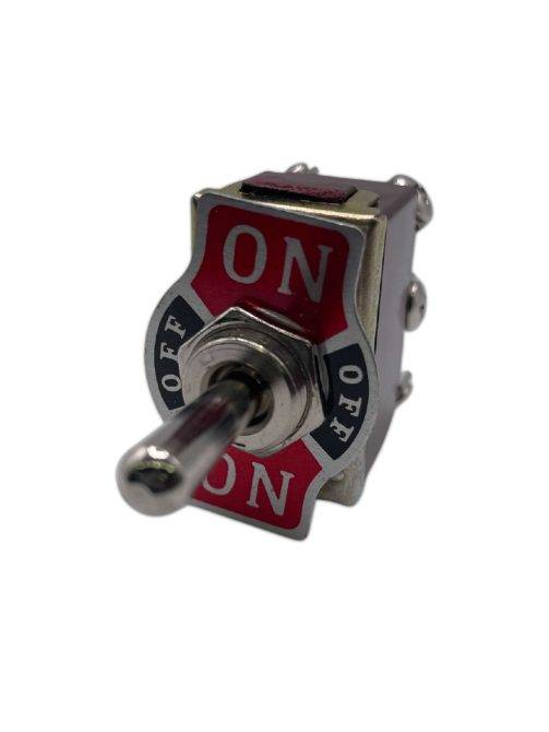 Swann Rocker Switch Series 51 On-On DPST Black/Red Illuminated | Globelink